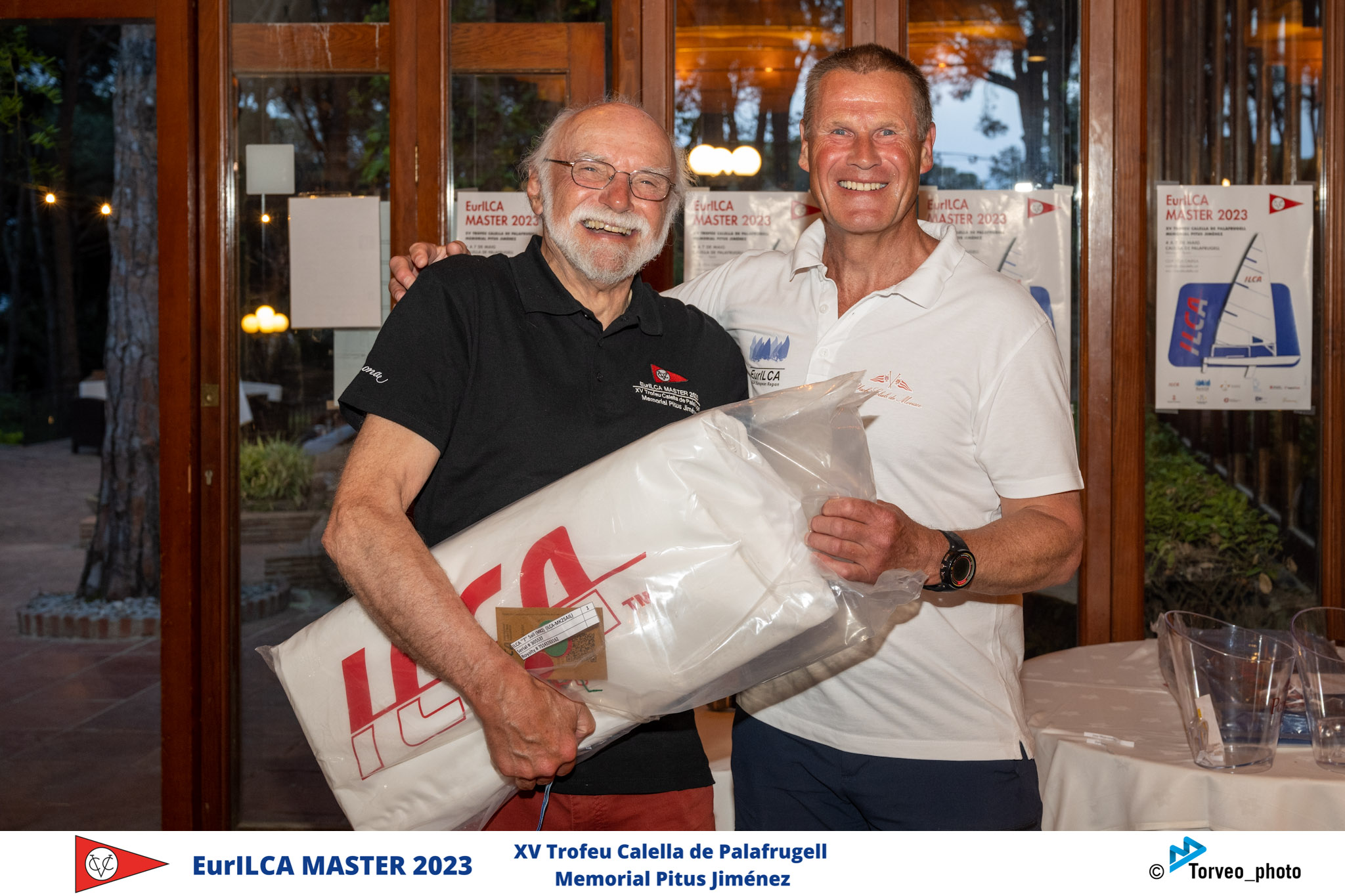 Annual dinner congratulating the 2022 EurILCA Master Series champions